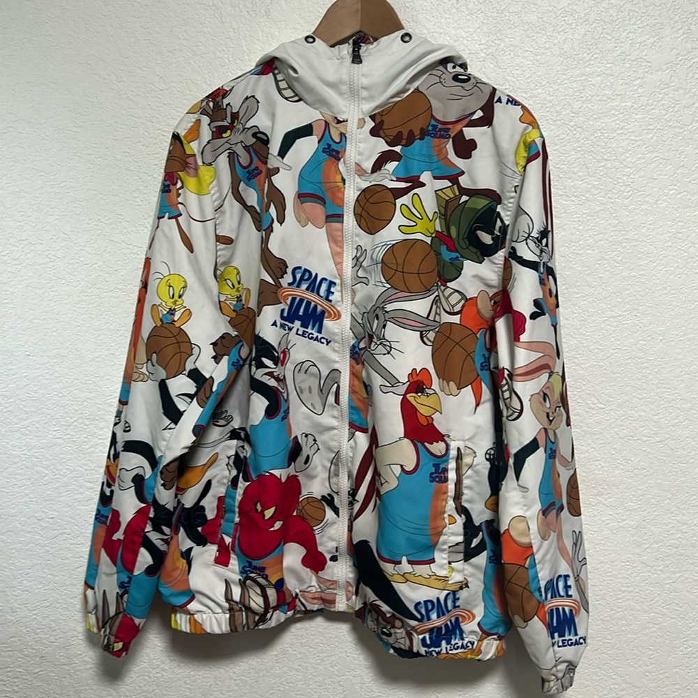 Members Only Space Jam A New Legacy Windbreaker Jacke… - Gem
